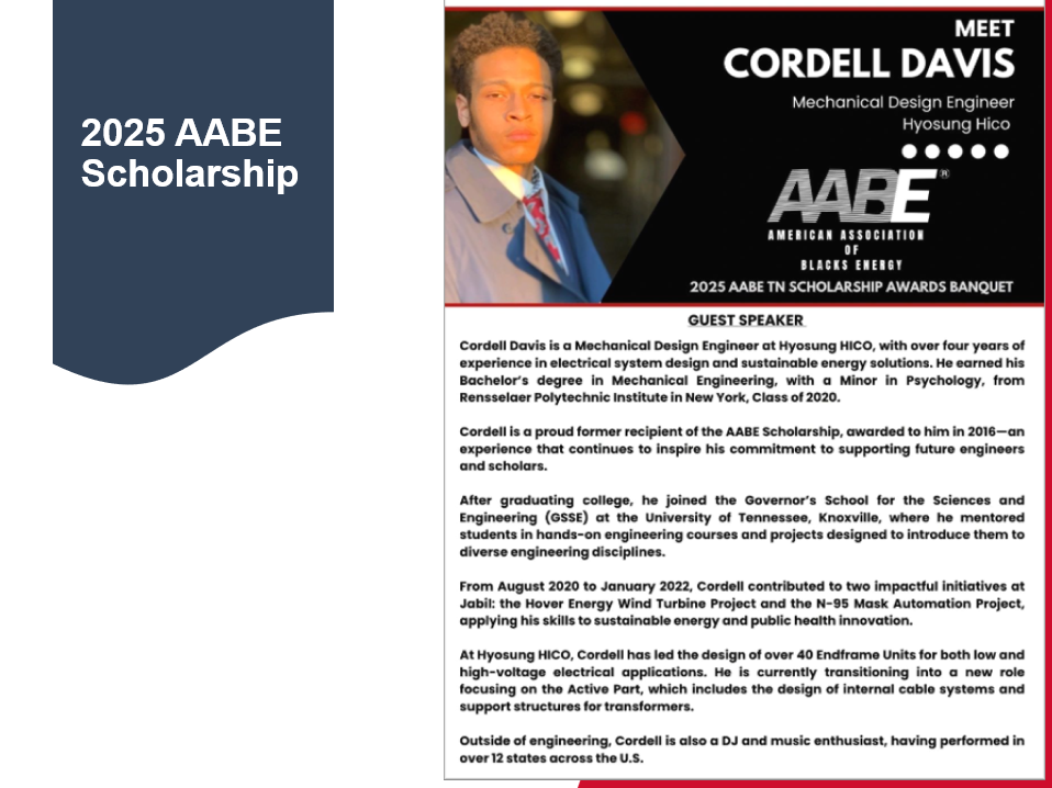 2025 AABE Scholarship – TENNESSEE CHAPTER