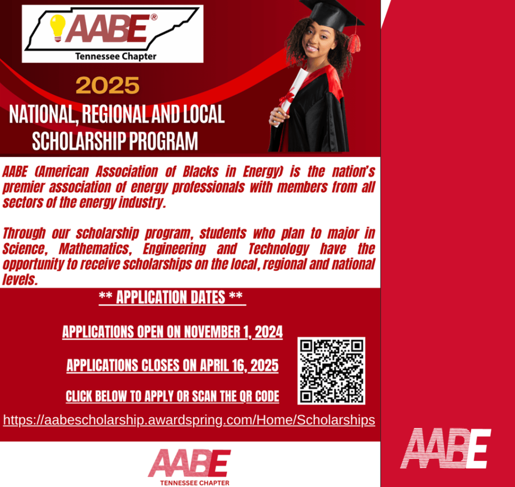 2025 AABE Scholarship – TENNESSEE CHAPTER